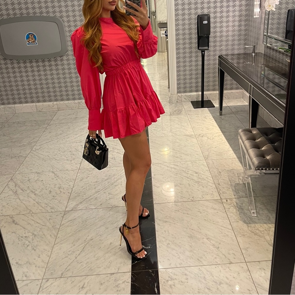 Pink Flair Dress - Gem